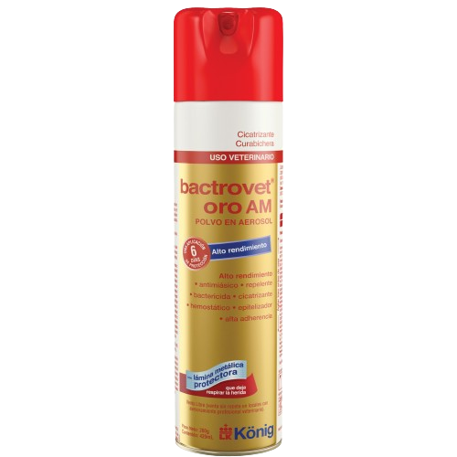 Matagusanos Spray Bactrovet Oro 420ml – Natur Acuarios y Mascotas